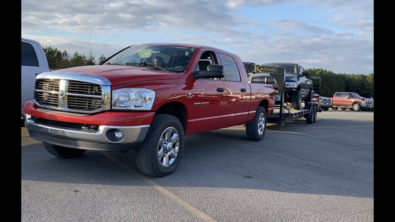 First Time Towing with the Mega Cab! - YouTube