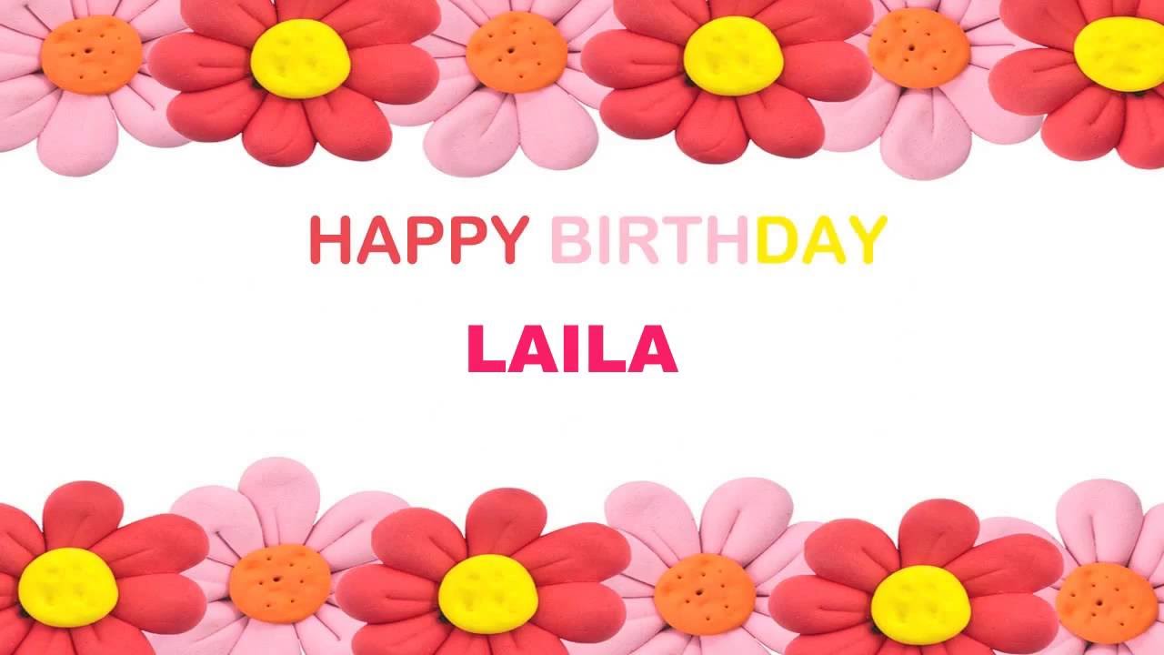 LailaLayla like Layla Birthday Postcards & Postales119 - Happy Birthday ...