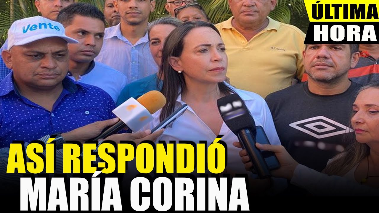 🔴👉 👉 Esta Fue La EXCELENTE RESPUESTA De Maria Corina ENTÉRATE 👯 - YouTube