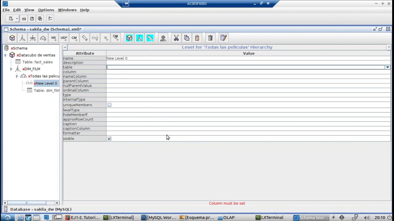 Tutorial Mondrian y Pentaho - Universidad Pablo Olavide - Fundamentos ...
