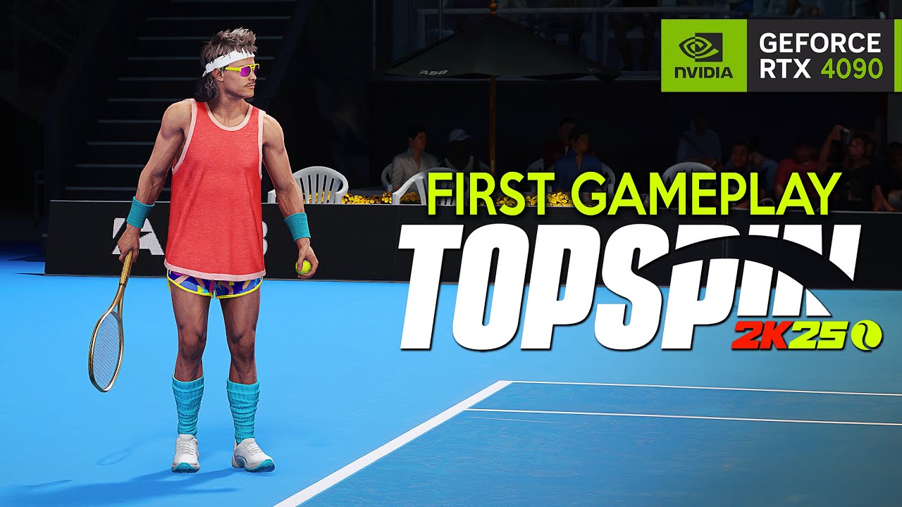 TOPSPIN 2K25 First Gameplay | New Tennis Game with Roland Garros and Wimbledon at 4K RTX 4090 ...