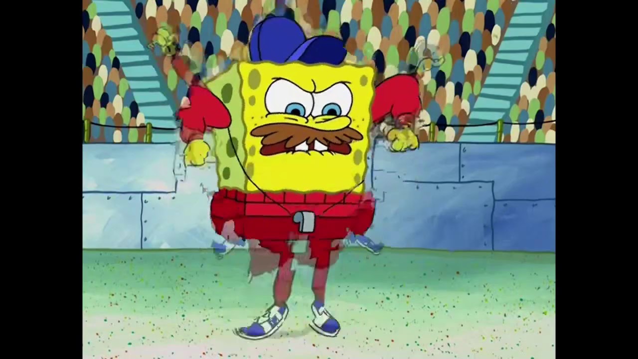 Coach SpongeBob The Jerk Yelling Not GooD ENoUgh gaRy in Petulant ...