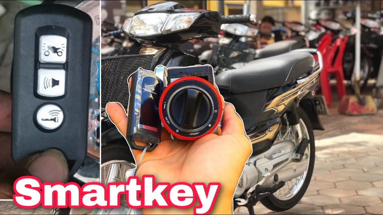 របៀបដំឡេីងsmart key Honda Dream / How to setup smatkey Honda Dream ...