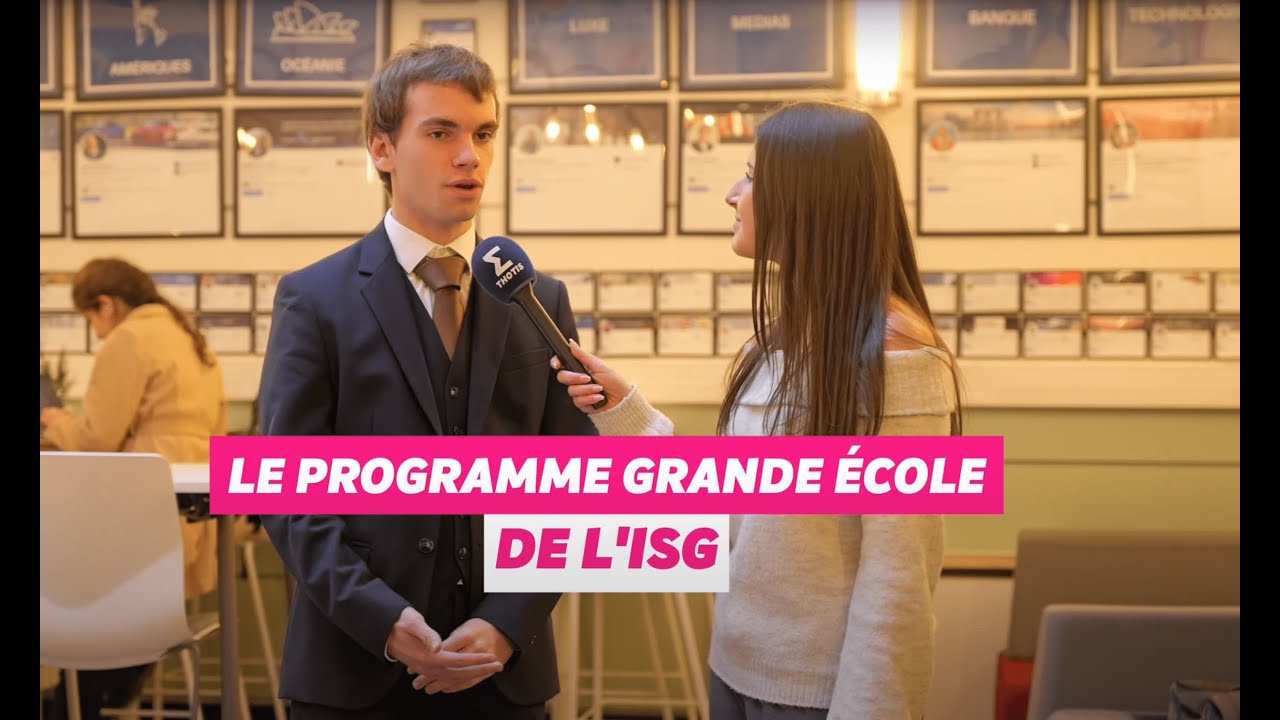 Témoignage étudiant : le Programme Grande École de l'ISG - YouTube