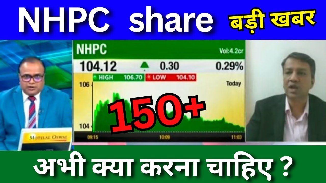 NHPC share latest news today, NHPC share news today Target price, NHPC ...