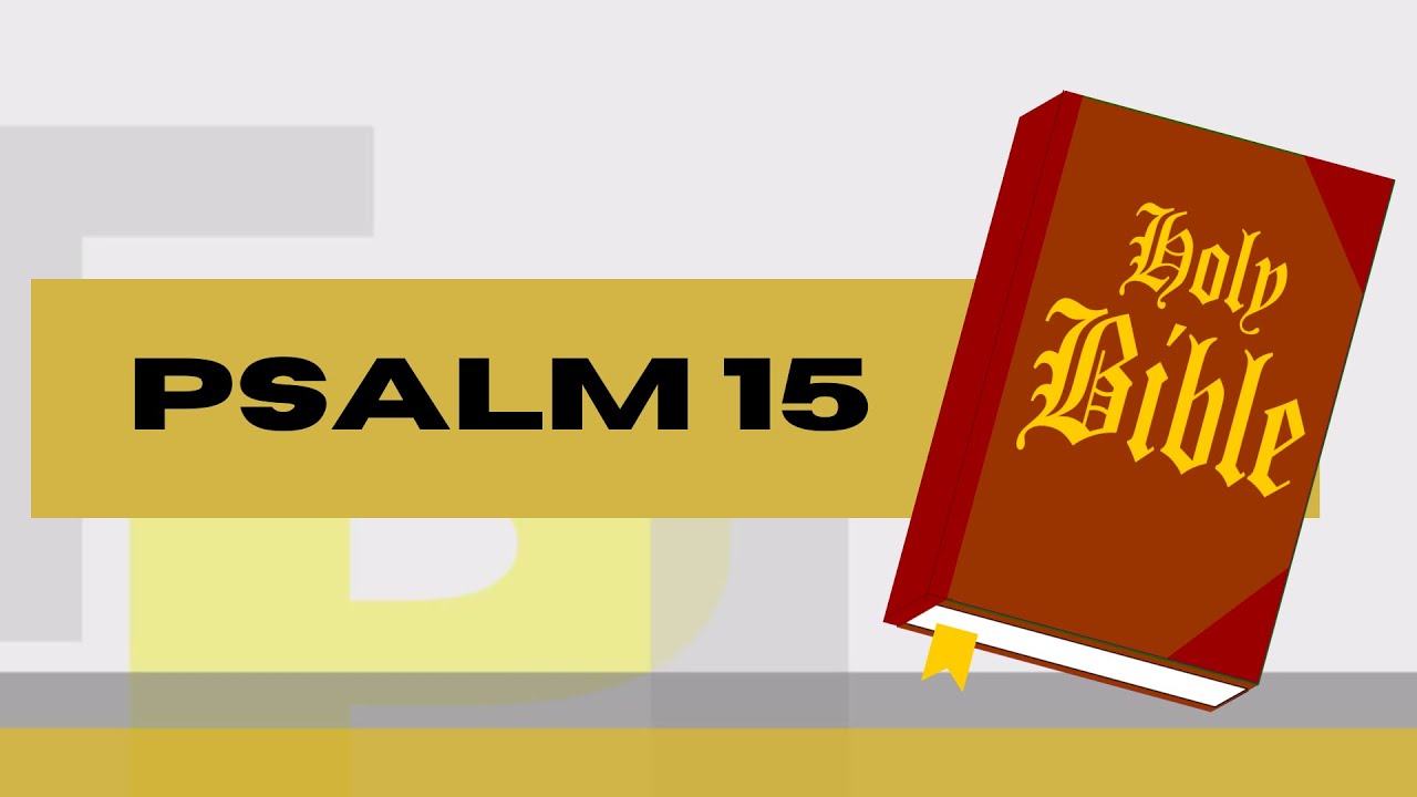 Psalm 15 cartoon - YouTube