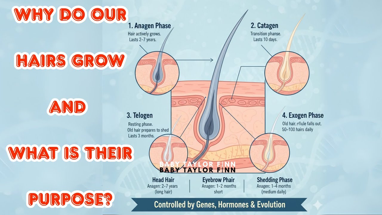 Why Do We Have Hair On Our Body and Why Does It Grow? #podcast - YouTube