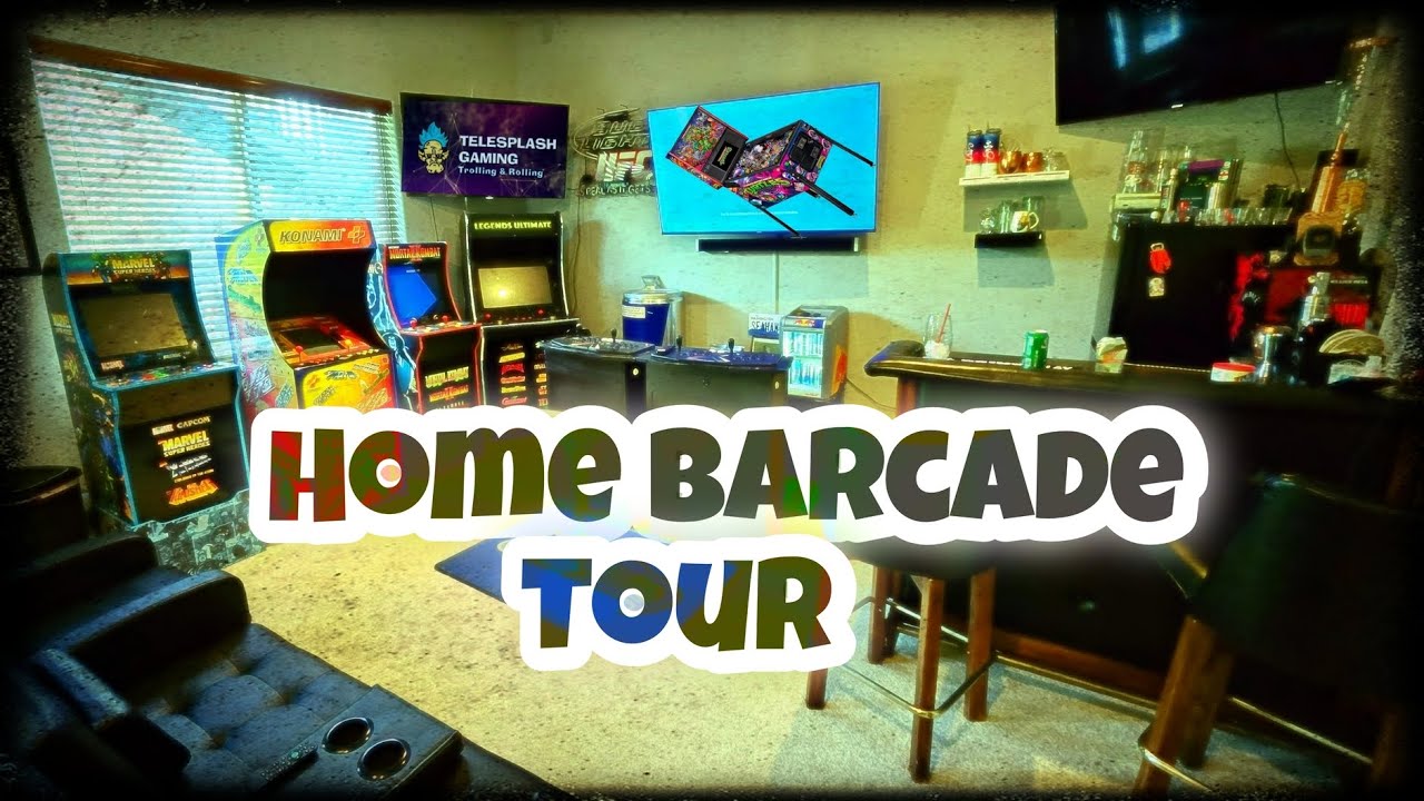 Home Barcade Tour - YouTube