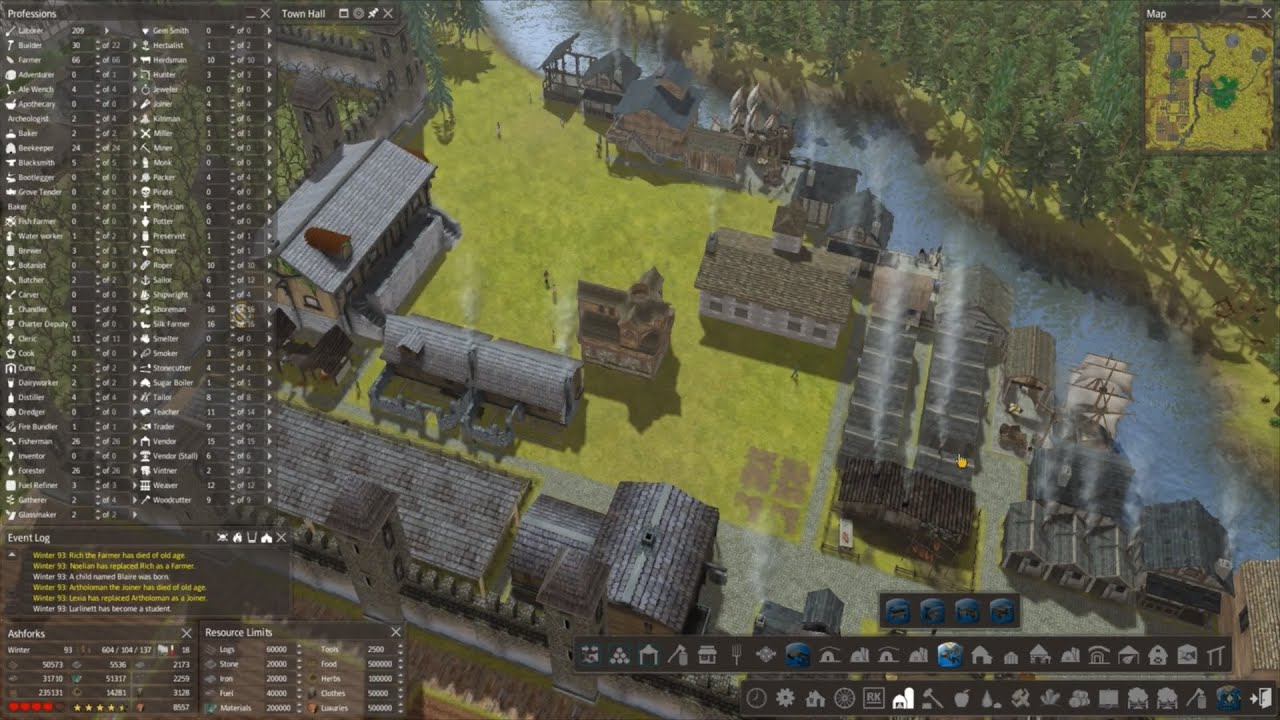 Banished: Curse Of The Medieval Fountain Part 26 - Stone Houses & Brown ...