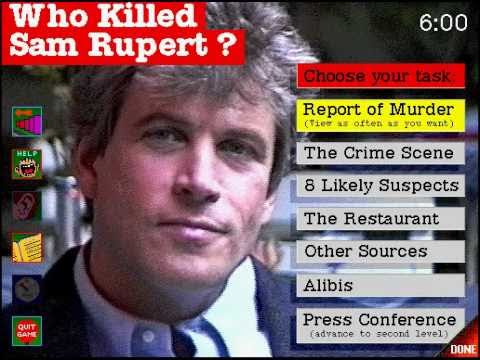 virtual murder 1: who killed sam rupert pc game - YouTube