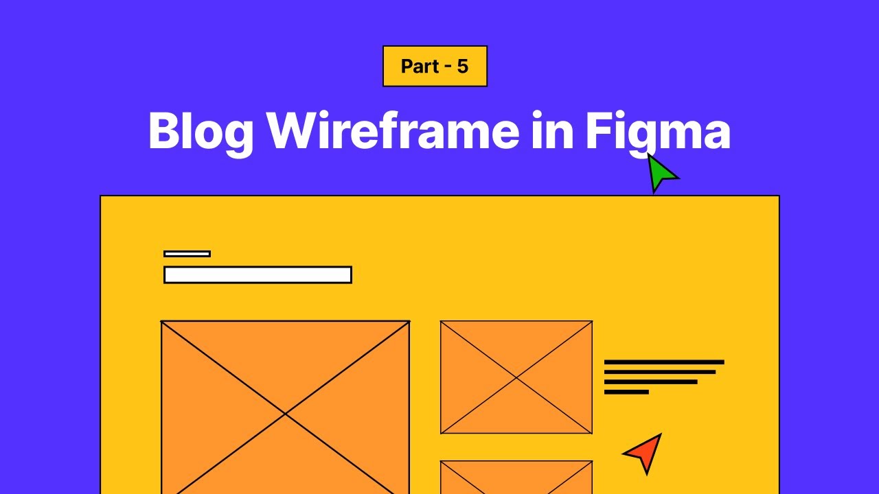 How to Design a Wireframe in Figma | Blog Section Tutorial | Part 5 ...