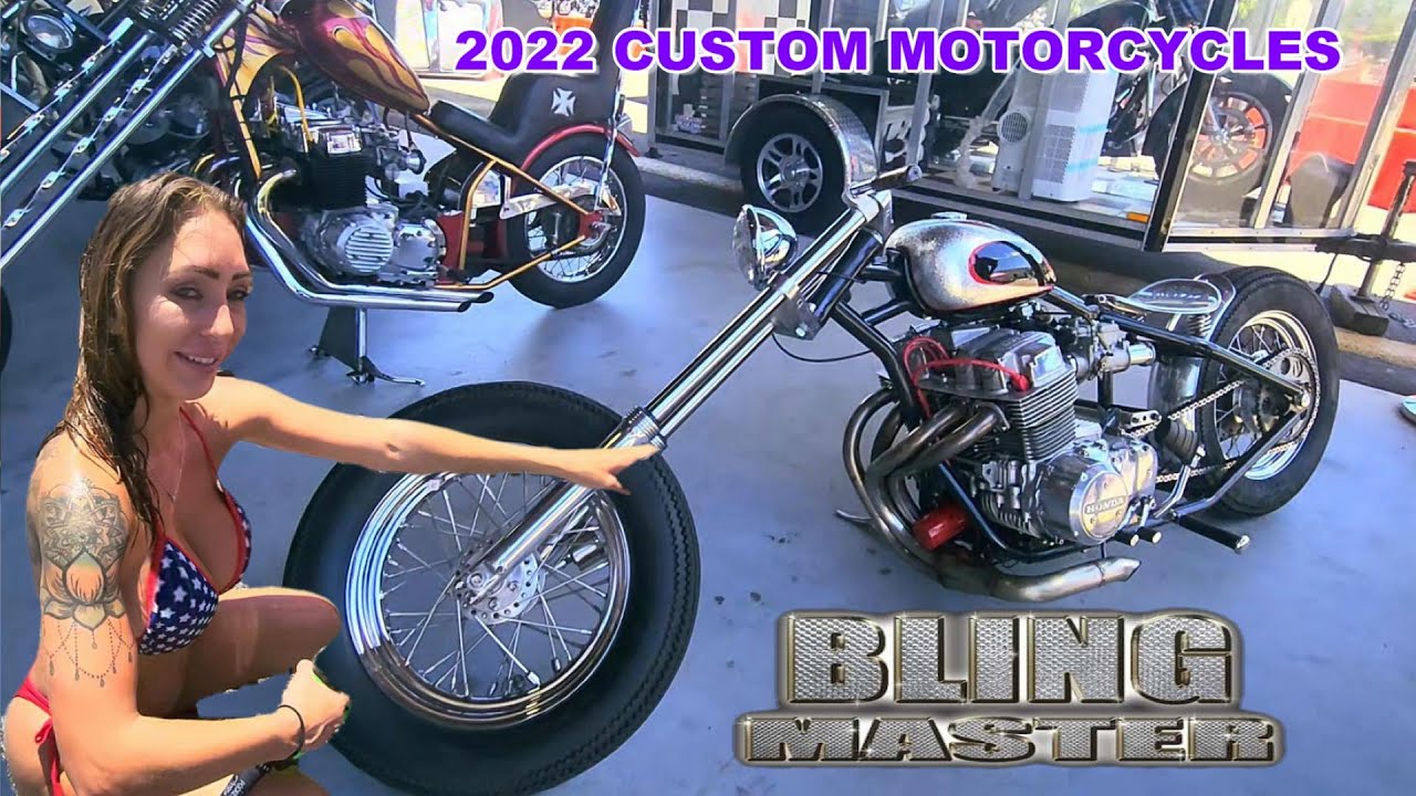 2022 Custom Motorcycles, Choppers, Bike Wash Girls, Harley-Davidson, Born To Ride & More! - YouTube