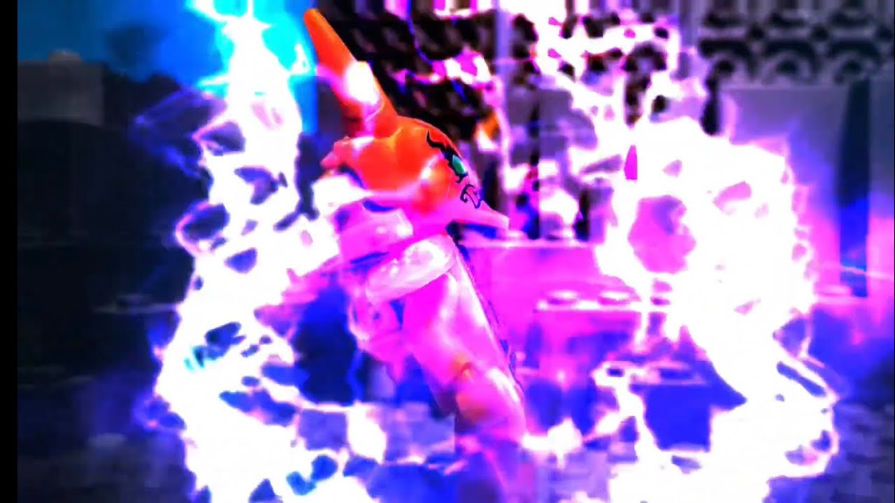 Lego Ninjago Crystalized Oni Lloyd Destroys Crystal Brutes - YouTube