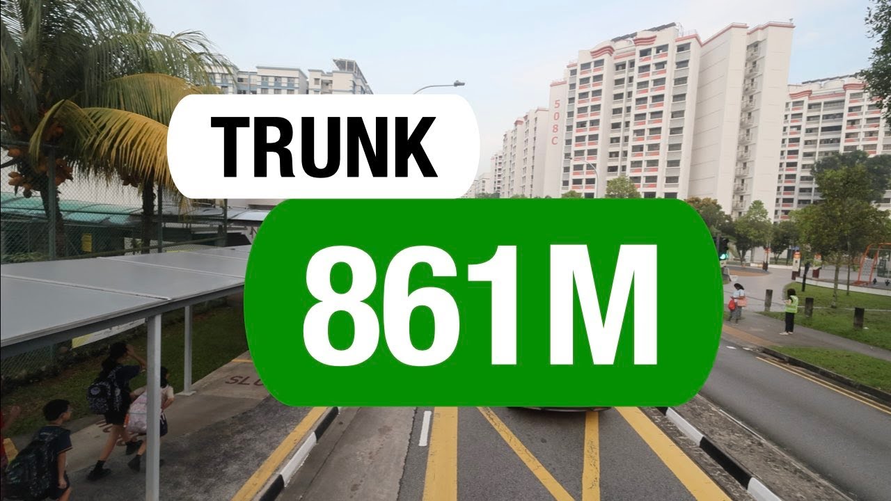 Tower Transit Trunk 861M | Bus Service Route Visual - YouTube