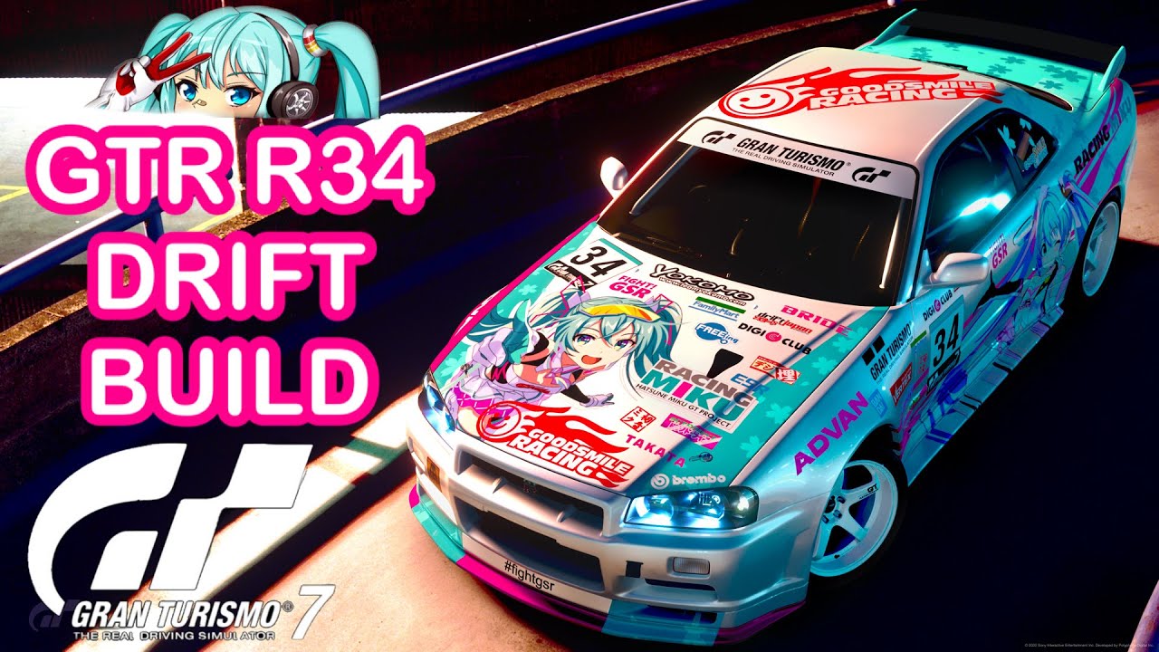 Gran Turismo 7/GTR R34/Drift Build/Customization - YouTube