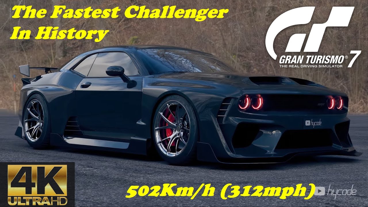 Gran Turismo 7 | 502Km/h Dodge Challenger SRT Demon 2018 | Top Speed ...