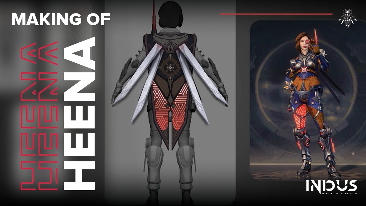 Heena meets Heena | Making of Heena’s Avatar in Indus - YouTube