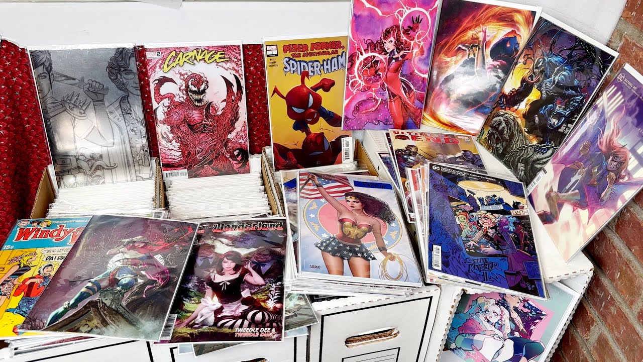 Epic Comic Book Haul: Unboxing a Huge Pile of Packages! - YouTube