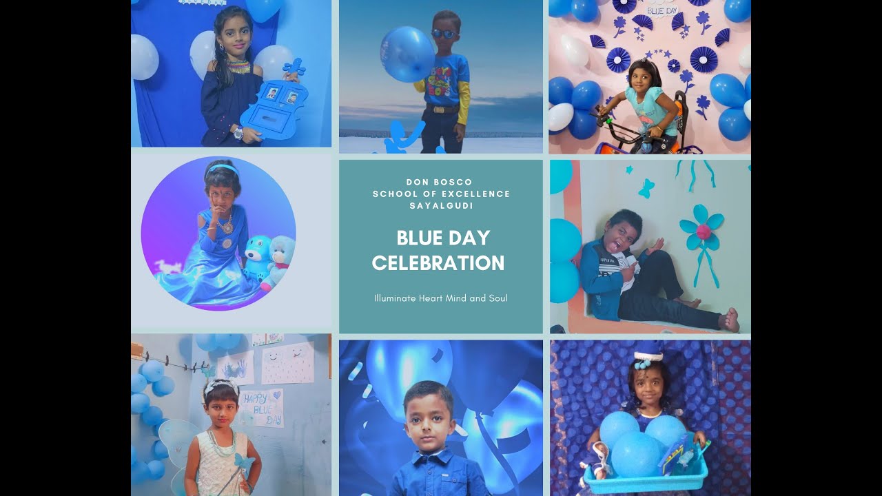Blue Day Celebration by KG KIDS - YouTube