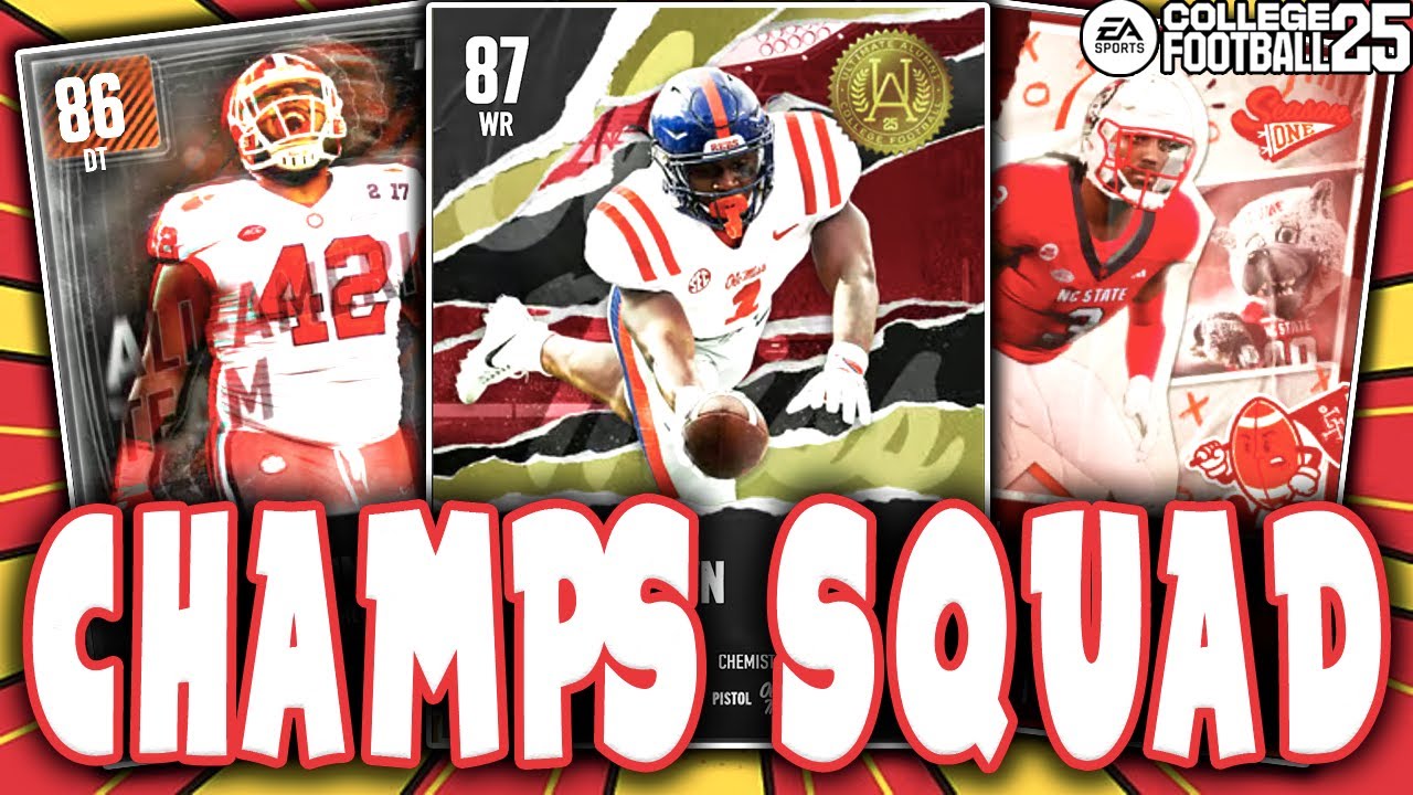 MY SQUAD FOR WEEK 4 OF CHAMPS & GAUNTLET IN COLLEGE FOOTBALL 25 ...