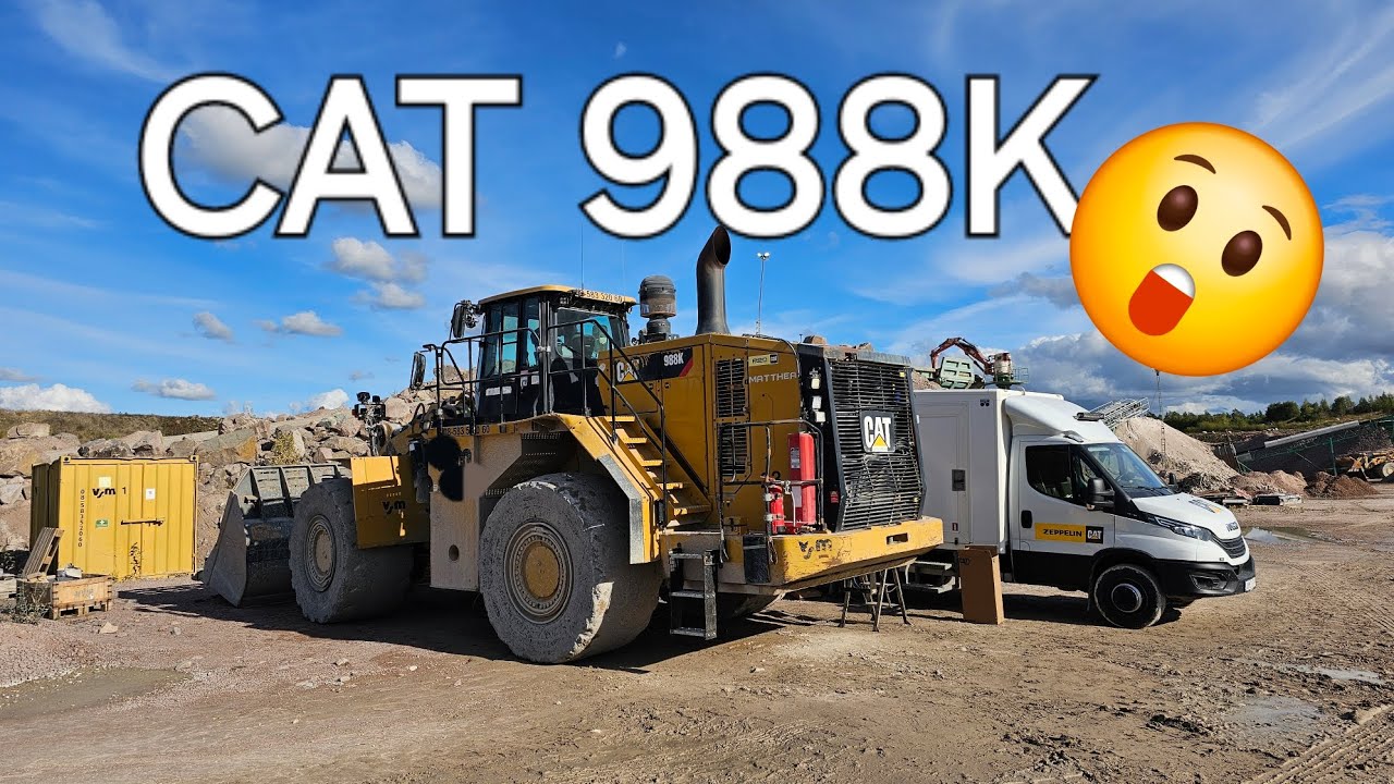 Serwis CAT 988K ,walka do pierwszej krwi!! - YouTube