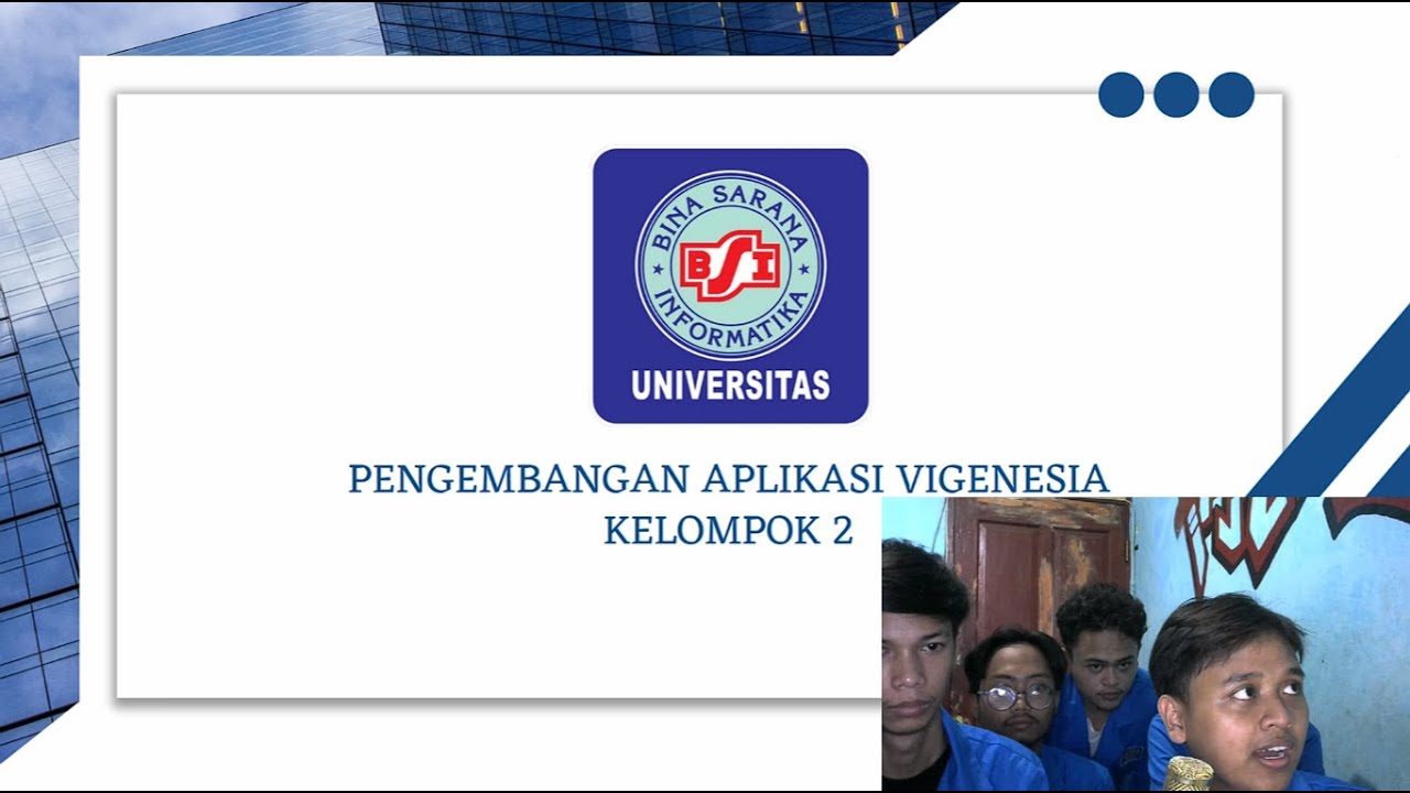 PENGEMBANGAN APLIKASI VIGENESIA || TUGAS UAS TEKNOLOGI WEB SERVICE - YouTube