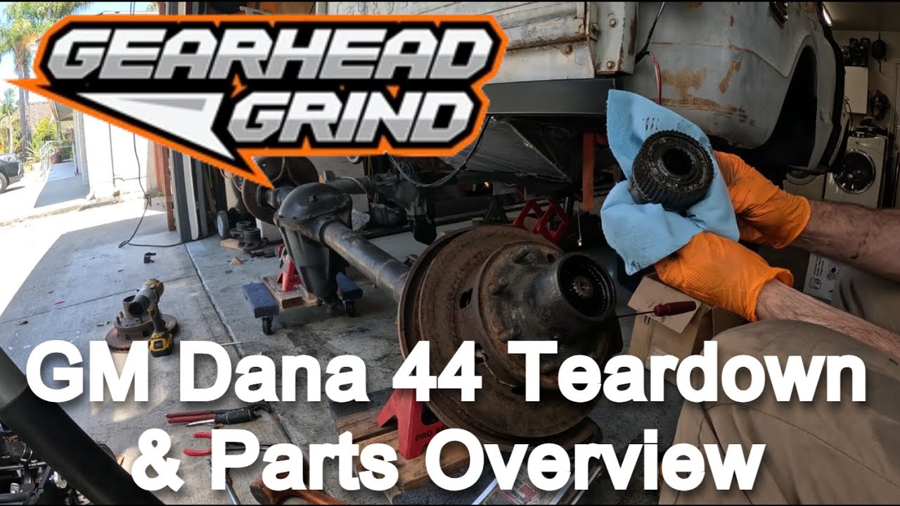 1972 Chevy K10 Build: Front Axle Overview and Dana 44 Teardown - YouTube