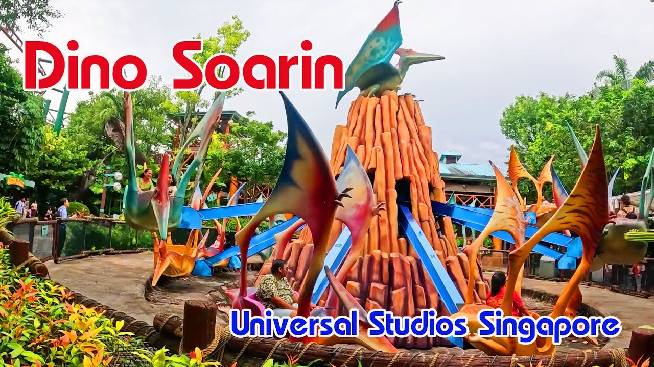 Universal Studios Singapore | Dino Soarin | Rainnie Family Thailand ...