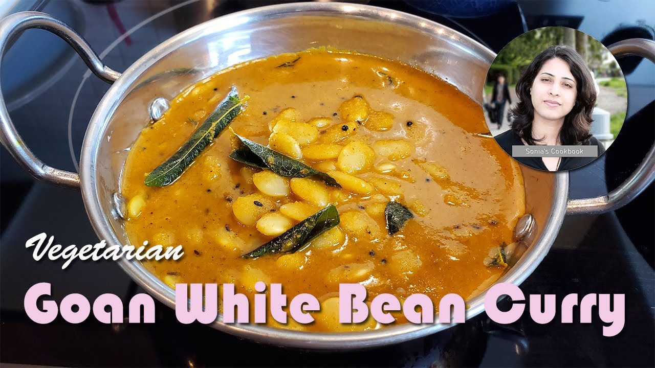 Goan shivrak White butter Bean Curry | How to make White Butter Bean ...
