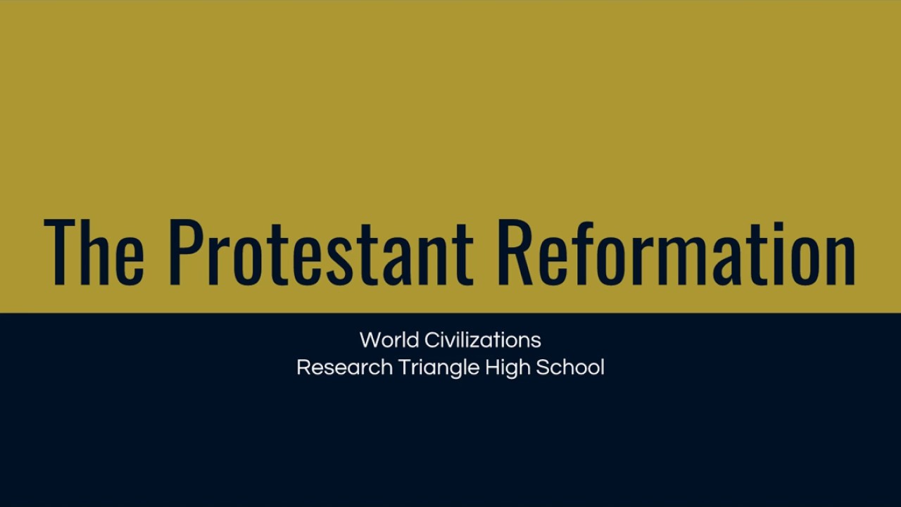 The Protestant Reformation Overview (for AP World) - YouTube