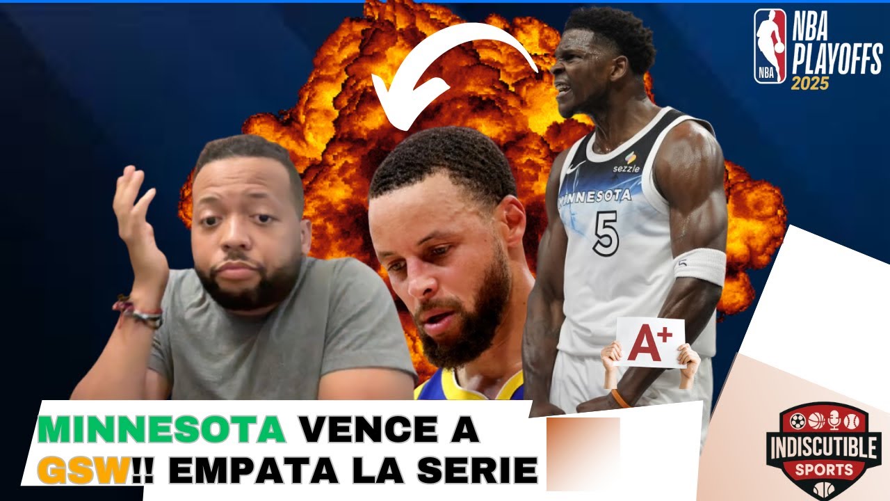 🚨 ¡GSW PIERDE SIN CURRY! Minnesota EMPATA la SERIE 1 1… ¿Podrán ...