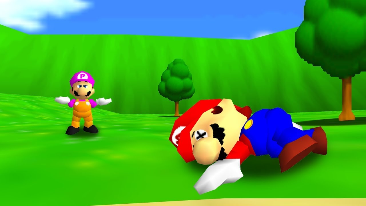 SM64 SHORT: Mario touches Grass - YouTube
