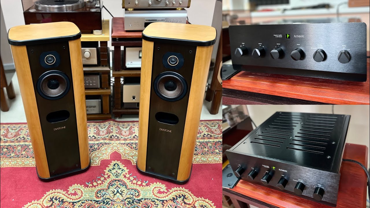 Аудиофильска ДИСКОтека Authentic A10XX & Diatone ds 203 & Esoteric p30 ...