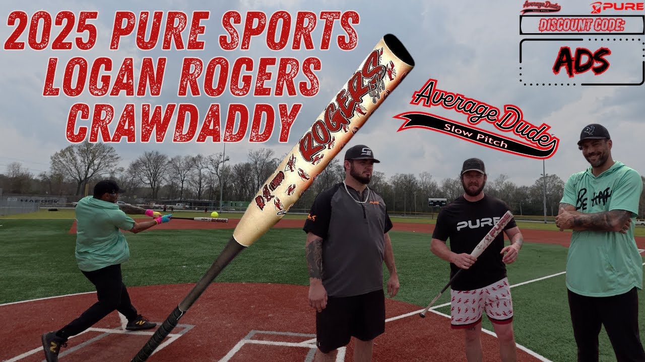2025 Pure Sports Logan Rogers Crawdaddy | USSSA Slowpitch Bat Review ...