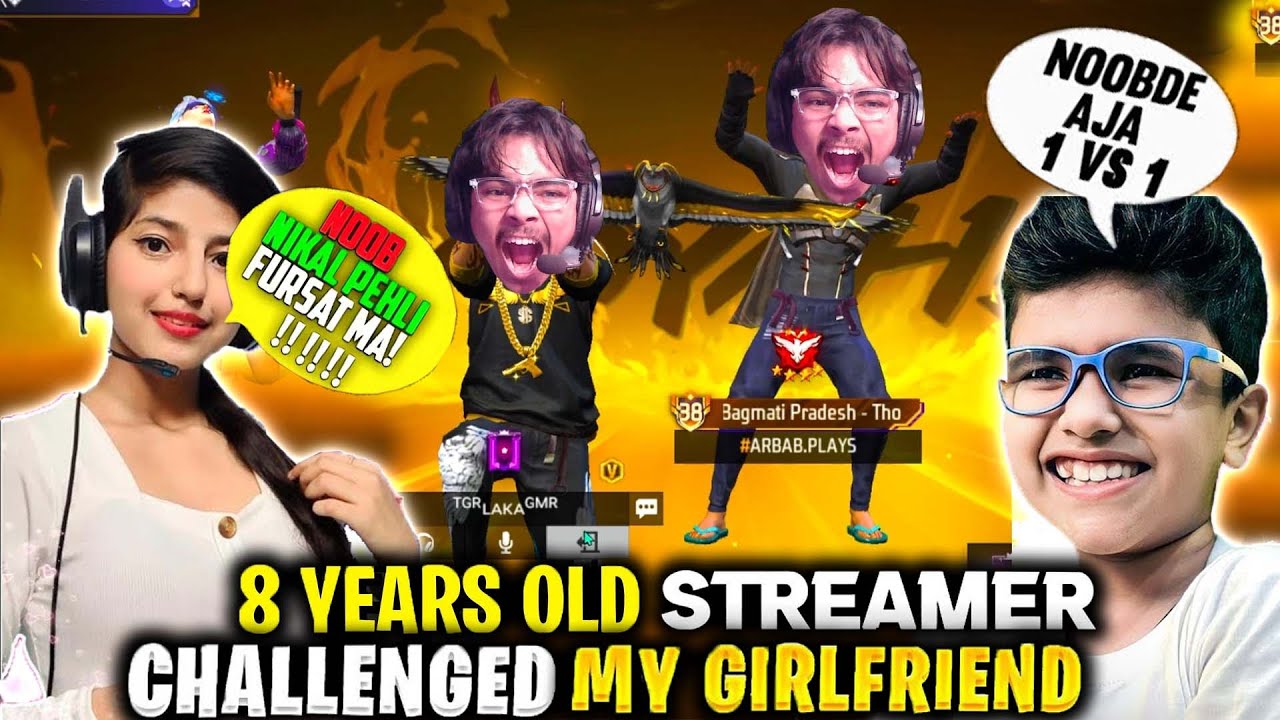 8years old streamer challenge my gf for 1 vs 1😱 Laka Gamer - YouTube