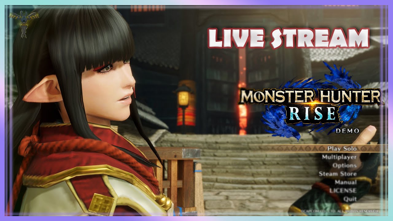 [PC] Playing the MHRise demo! - YouTube