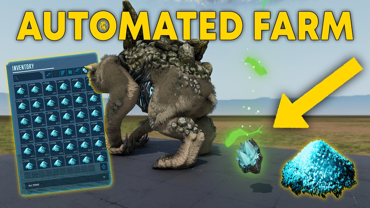 AUTOMATED GACHA ELEMENT FARM! | EASY to Build | ARK: Survival Ascended ...