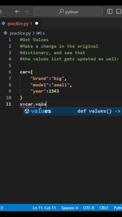 Get Values Python Pythonprogramming Coding Pythoncoding Programming Youtube