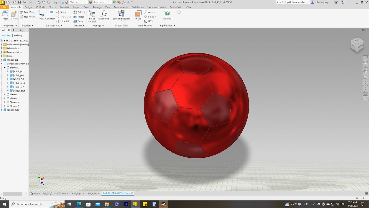 Tutorial 3_How to make a football.. - YouTube