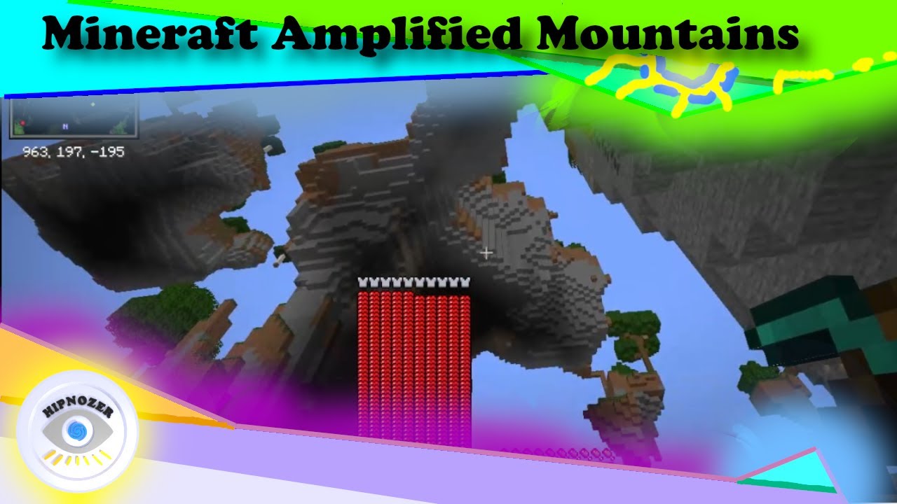 Minecraft Amplified mountains ep 6 A New Beginning at 16K! - YouTube