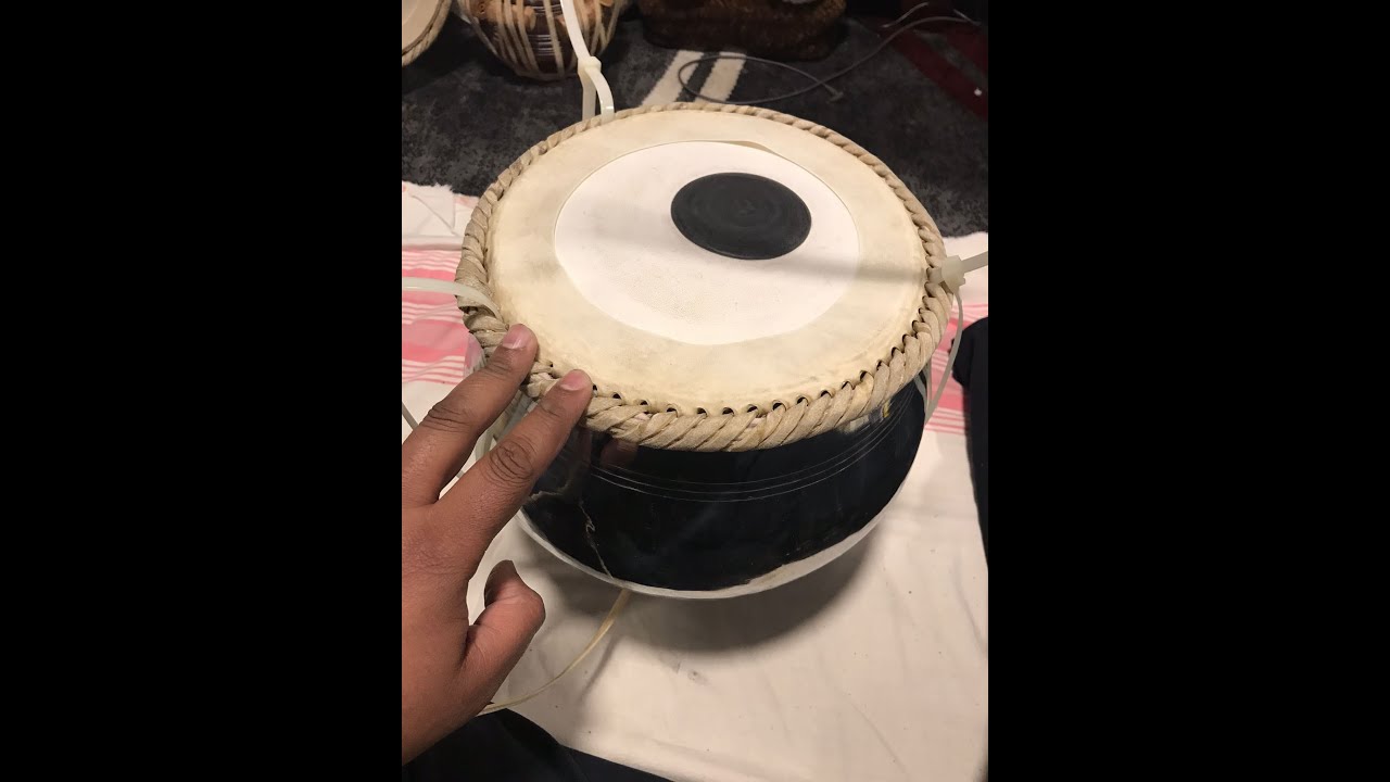 Tabla tuning and repair - YouTube
