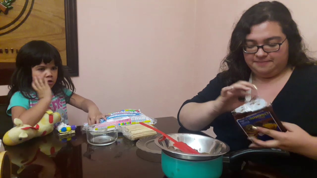 Angelitos con chocolate 😉😉 - YouTube