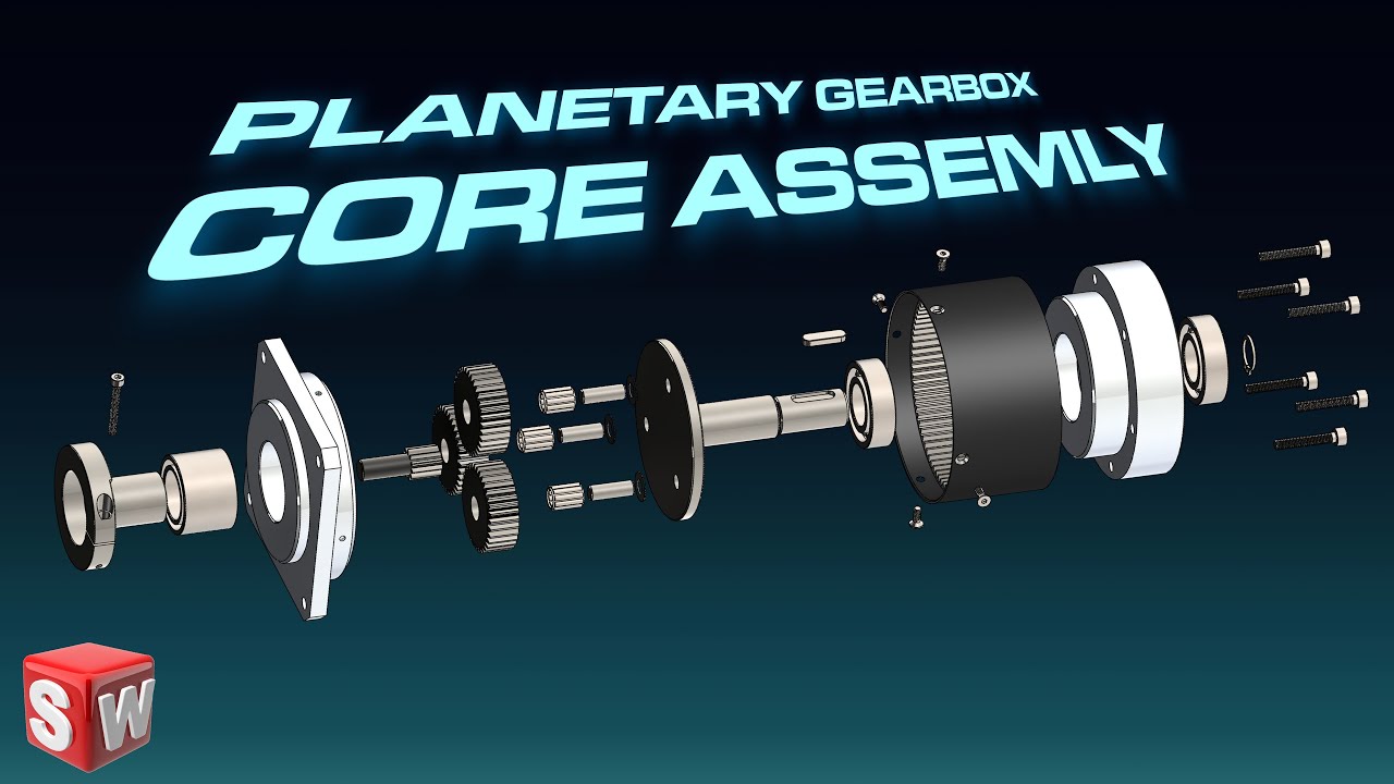 Final Assembly in SolidWorks - Complete Planetary Gearbox Tutorial ...