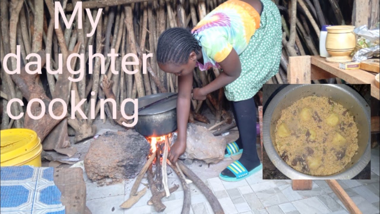 African village cooking//cooking delicious food for dinner//cooking ...