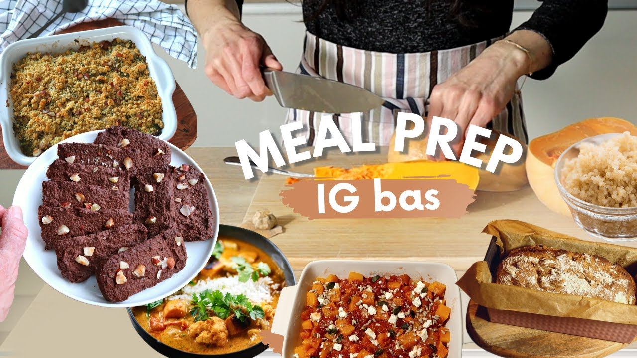 Idées de recettes IG bas simples et gourmandes - Meal prep facile et ...