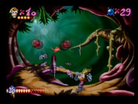 Rayman (PS1) Level 4 - Moskito's Nest Speed Run (Any %) - YouTube