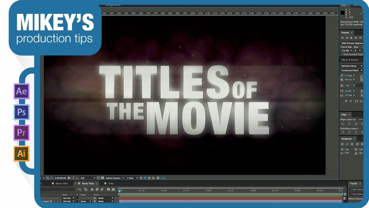 Generic Movie Title Trailer Text: The Sequel - YouTube