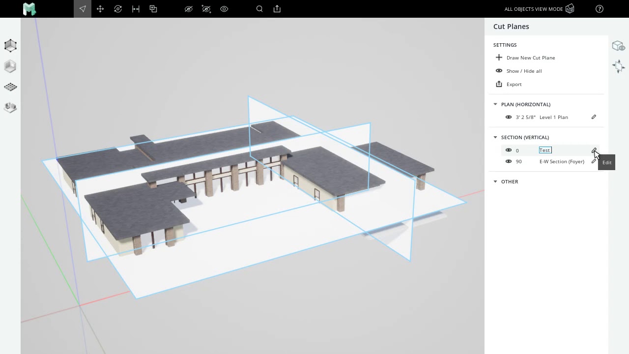 Modumate Tutorials Ch.5 Instant Documents Rename Cut Plane - YouTube