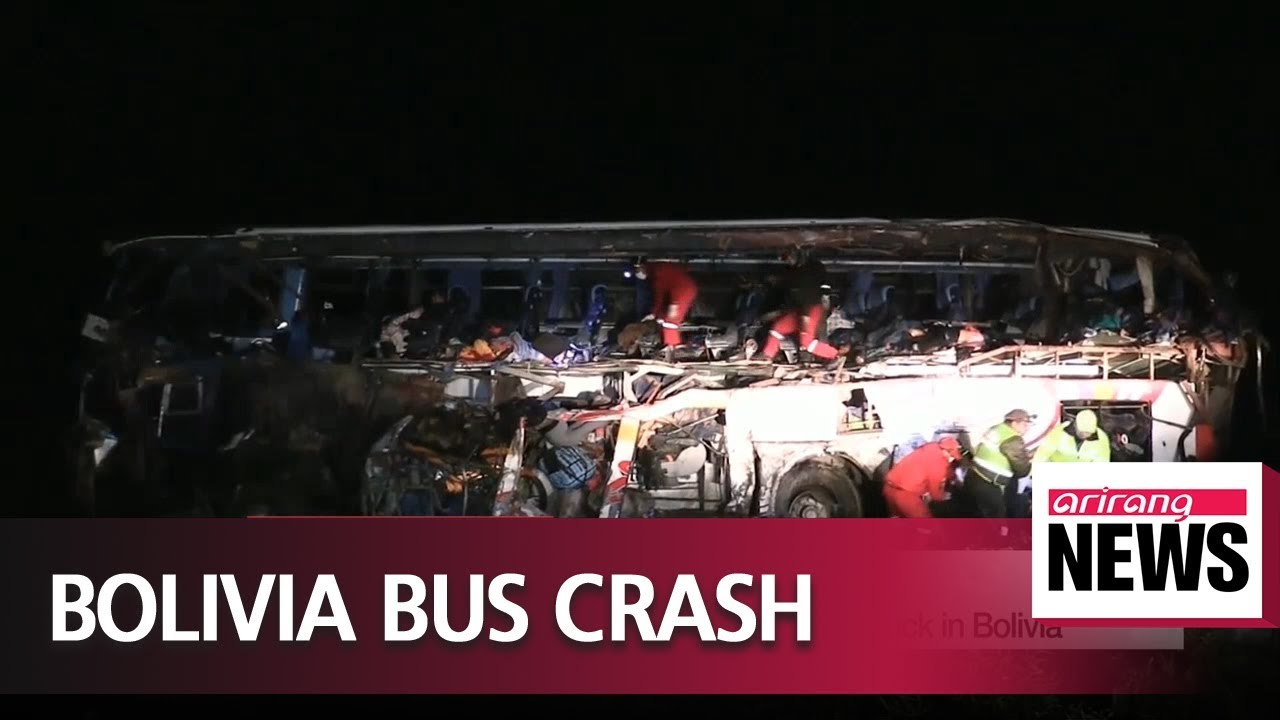 At least 24 dead after bus crashes into dump truck in Bolivia - YouTube