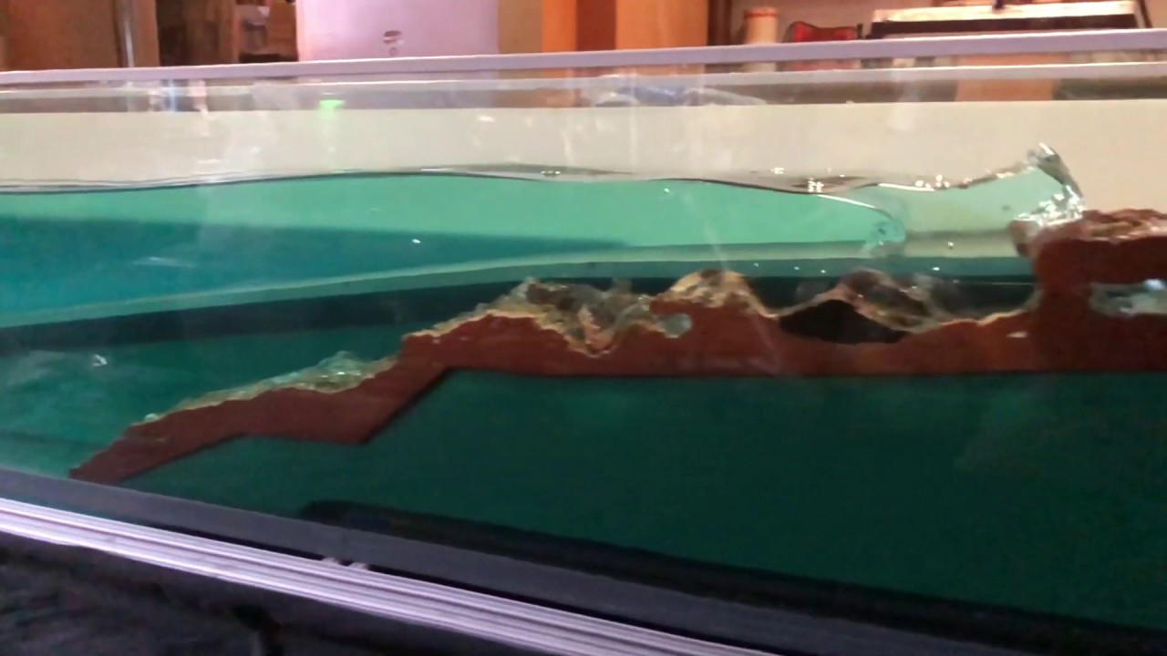 1/200 Model Tsunami & Cliff with Cave & blowhole :-) - YouTube